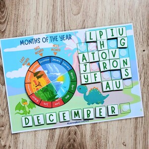Morning Calendar Circle Time Printable Binder, Preschool, Pre-k ...