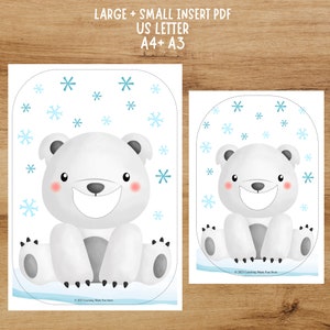 Feed Polar Bear Counting to 20, Printable Flisat Insert, Trofast Insert ...
