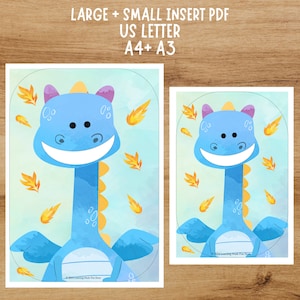 Feed the Dragon Counting, Printable Flisat Insert, Trofast Insert ...