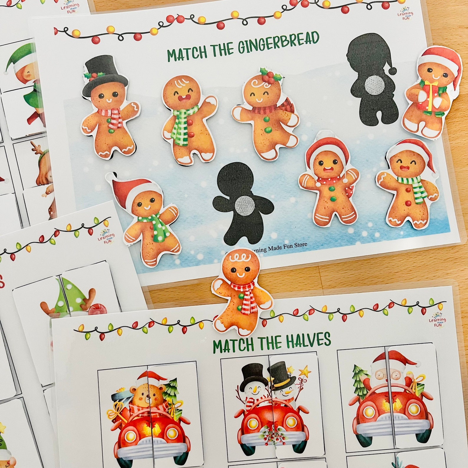 Christmas Toddler Busy Book: Printable Learning Binder (PDF) - Etsy