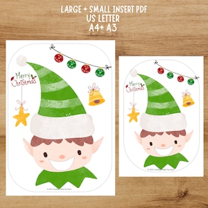 Feed the Elf Flisat Insert, Christmas Counting Activity, Printable ...