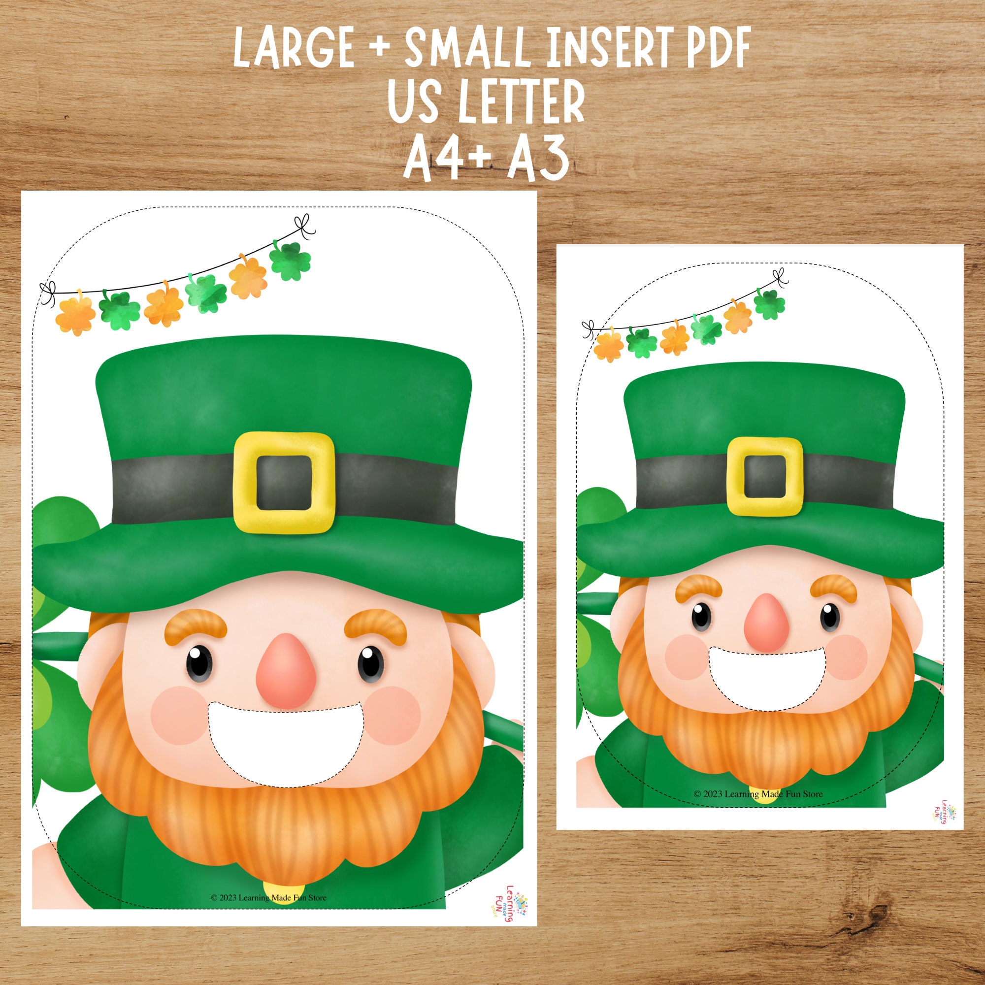 Saint Patrick Count Flisat Insert, Patrick Counting Activity, Printable ...