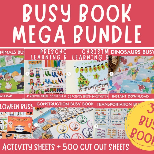 Preschool Learning Binder - Etsy