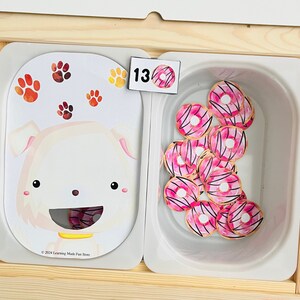 If You Give a Dog a Donut Counting, Printable Flisat Insert, Trofast ...