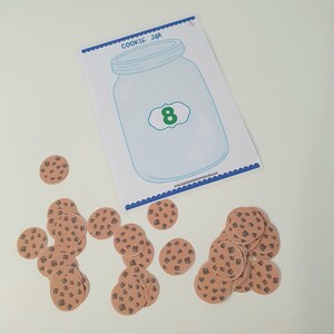 Cookie Jar Counting Activity: Homeschool Printable (digital Download ...