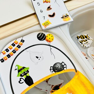 Halloween Counting Flisat Insert, Trofast Insert, Flisat Printable ...