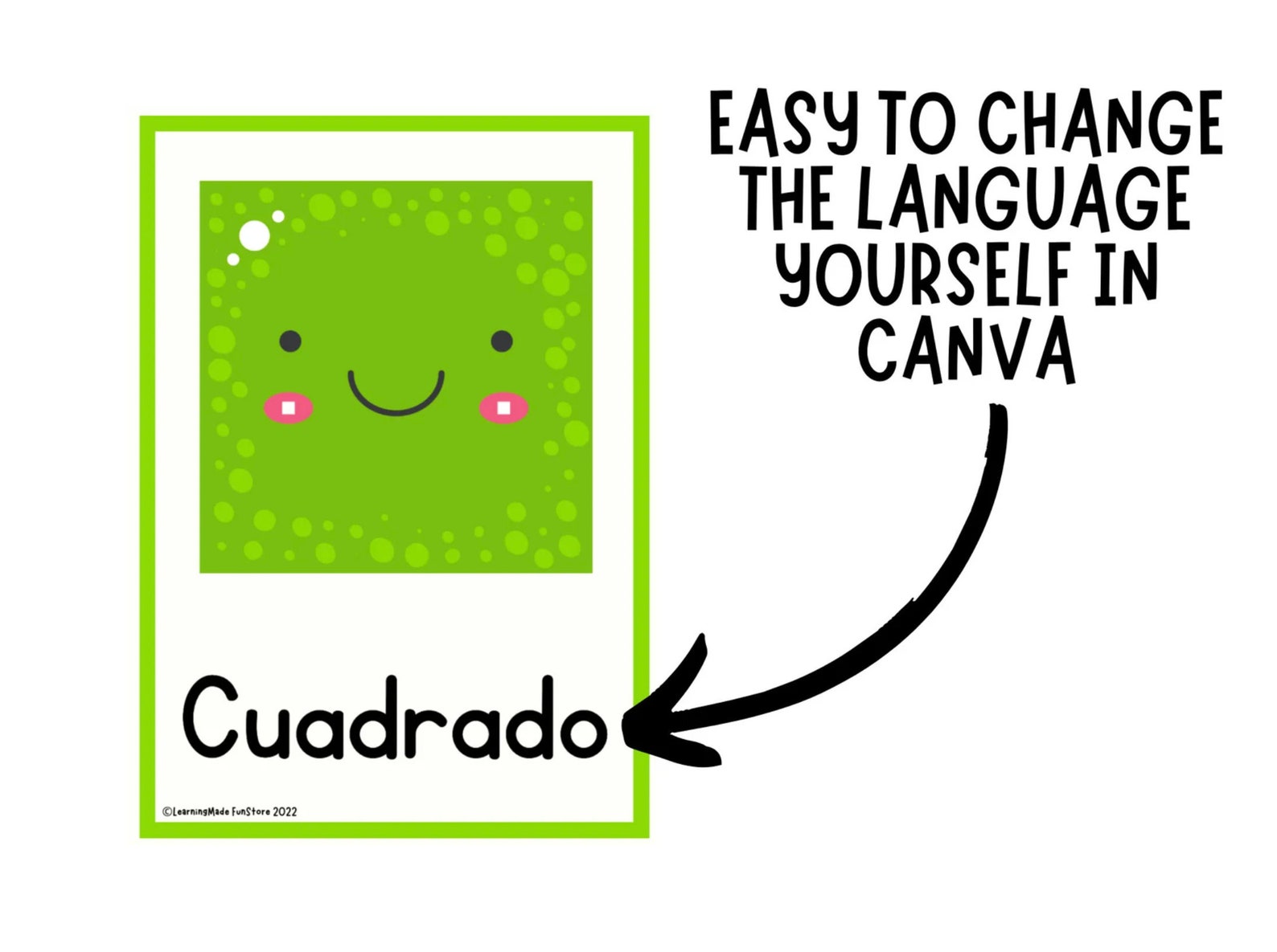 EDITABLE Shapes Flashcards Shapes for Preschool 2D Shapes - Etsy Australia