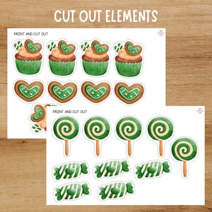 Saint Patrick Count Flisat Insert, Patrick Counting Activity, Printable ...