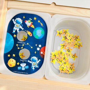 Space Sorting Letters Printable Flisat Insert, Trofast Insert ...