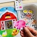 Farm Animals Counting, Printable Flisat Insert, Trofast Insert ...