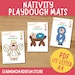 Nativity Playdough Mats: Printable Toddler Activity (PDF) - Etsy