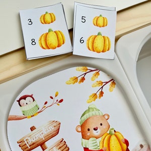 Pumpkins Sorting Flisat Insert, Trofast Insert, Flisat Printable ...
