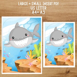 Feed Shark Counting to 20, Printable Flisat Insert, Trofast Insert ...