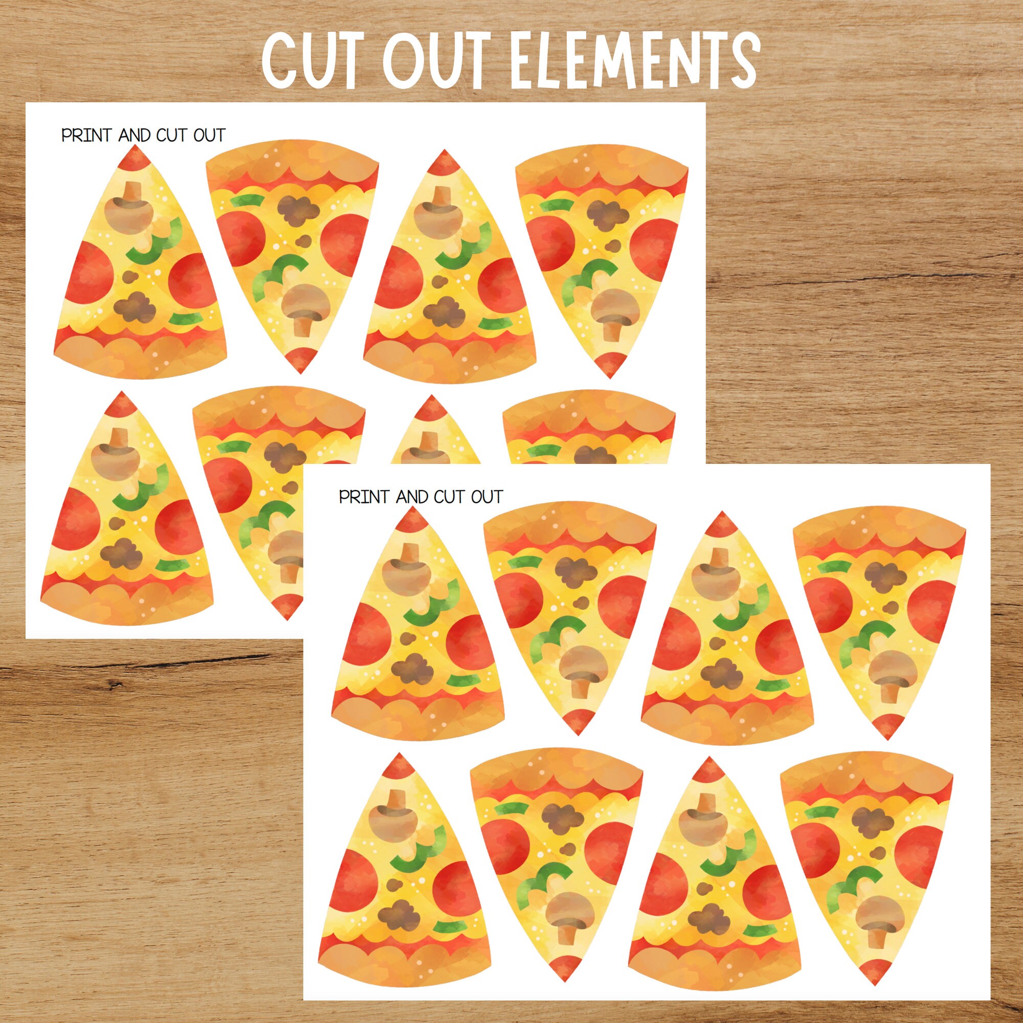 Feed the Dragon Counting Flisat Insert, Pretend Play (digital Download ...