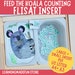 Koala Counting Flisat Insert: Preschool Pretend Play (digital Download ...