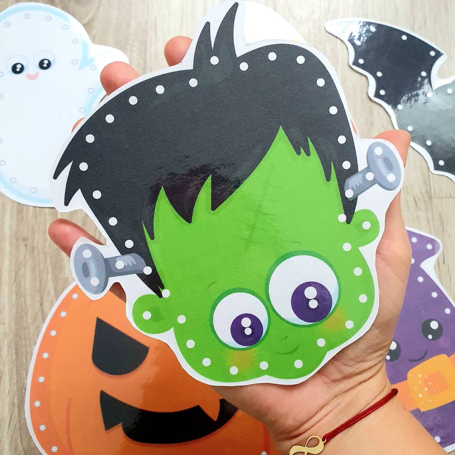 Halloween Printable Lacing Cards Toddler Fine Motor Skill - Etsy