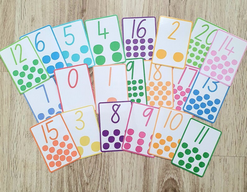 Montessori Flashcards Bundle Alphabet Flash Cards Numbers | Etsy