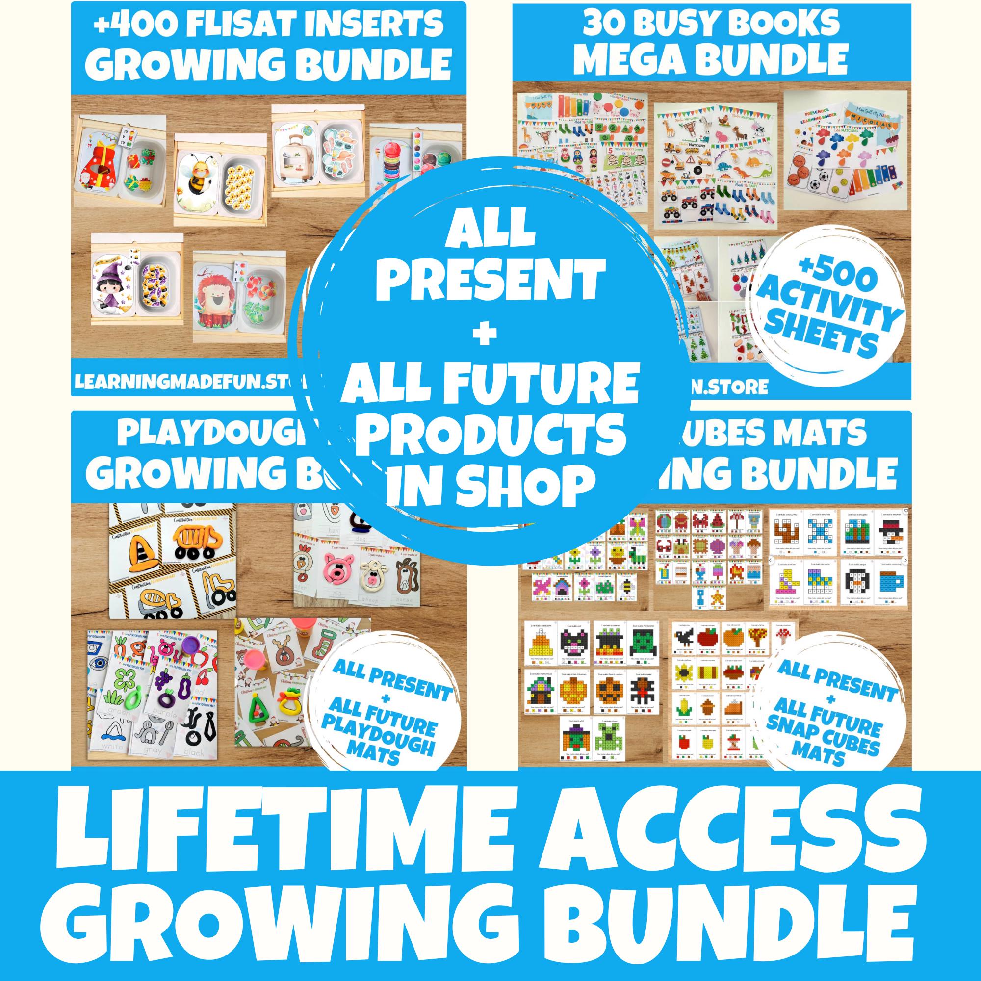 Mega Bundle Busy Book Printable: 4000+ Pages Homeschool Learning ...