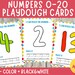 Numbers 0-20 Play Dough Mats, Printable Play Doh Toddler Activities ...