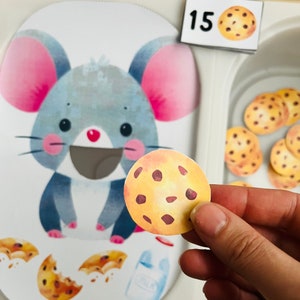 If You Give a Mouse a Cookie Counting, Printable Flisat Insert, Trofast ...