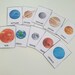 Solar System Montessori Cards, Space Flash Cards, Three Part Cards ...