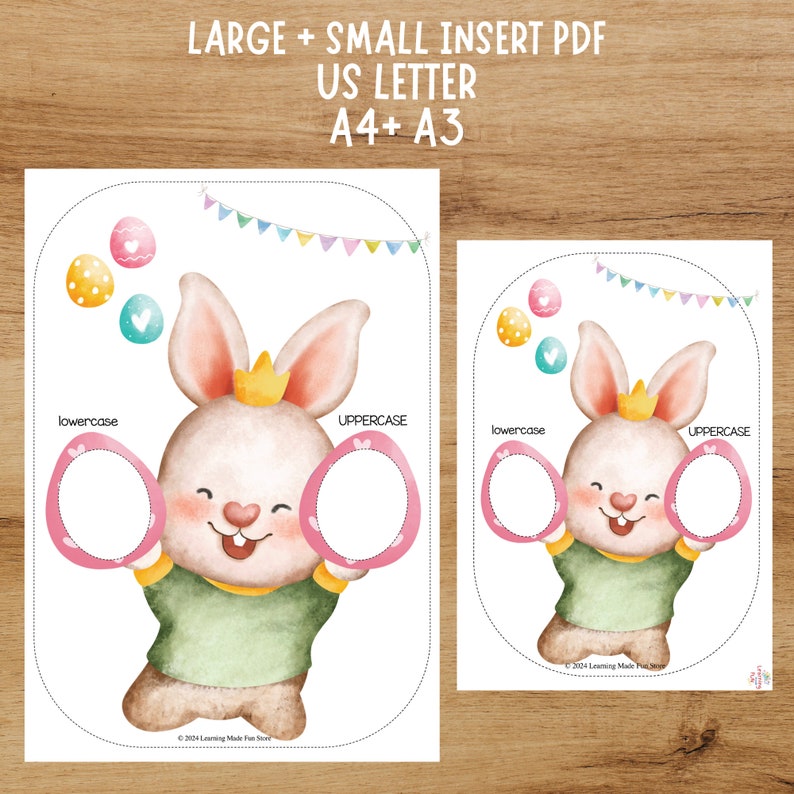 Easter Sorting Letters Printable Flisat Insert, Trofast Insert ...