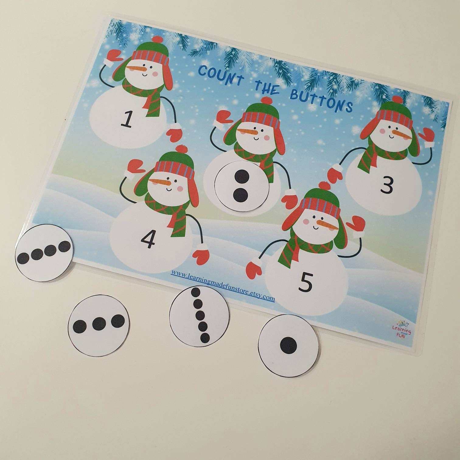 Winter Busy Book Printable Winter Preschool Binder Learning | Etsy