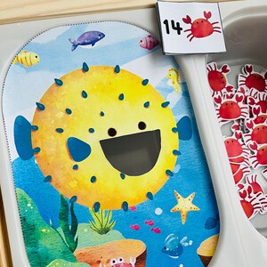 Feed Puffer Fish Counting, Printable Flisat Insert, Trofast Insert ...