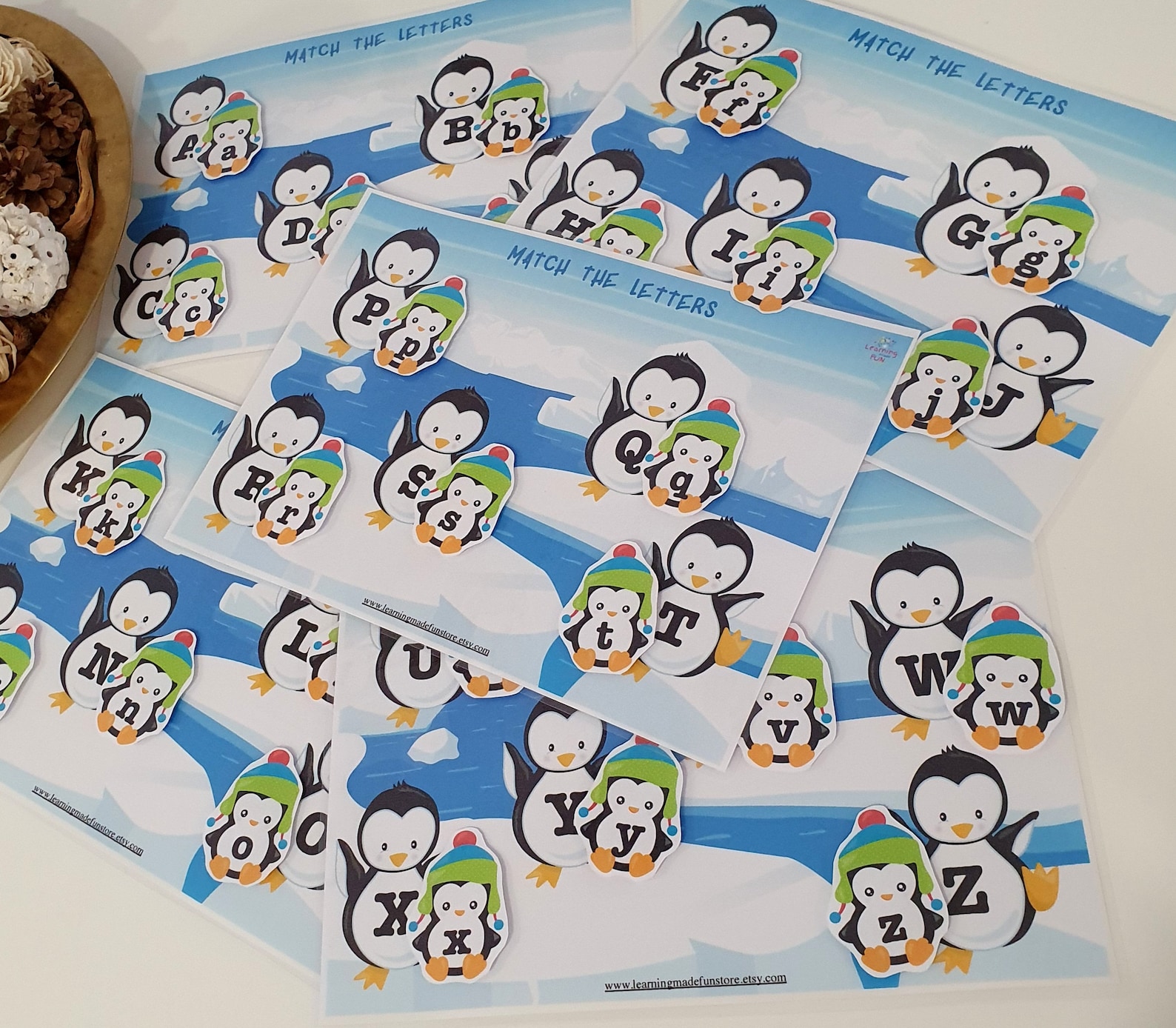 Penguins Busy Book Toddler Busy Binder Learning Binder | Etsy