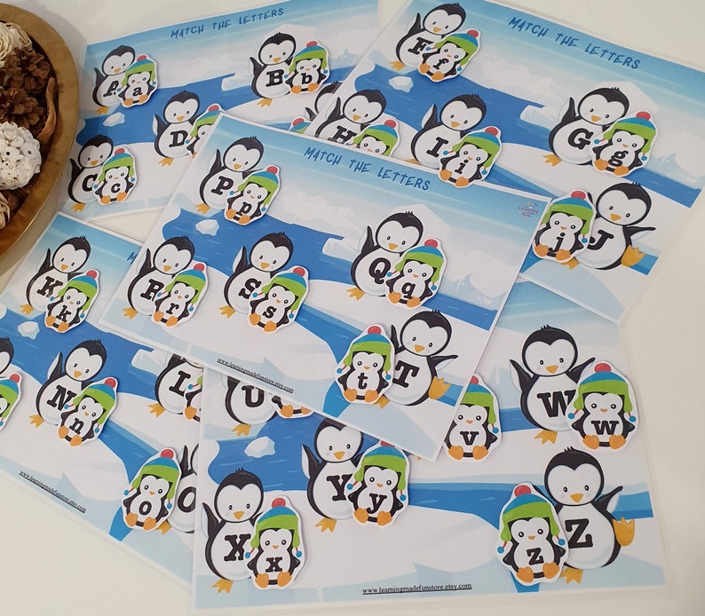 Penguins Busy Book Toddler Busy Binder Learning Binder | Etsy