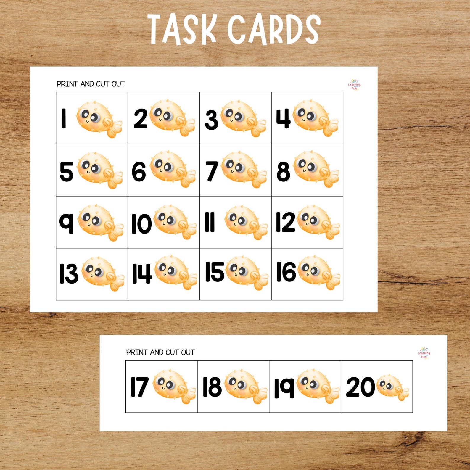 Feed Hammerhead Shark Count 20, Printable Flisat Insert, Trofast Insert ...