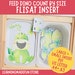 Dino Feed Counting Flisat Insert, Size Sorting Pretend Play (digital ...