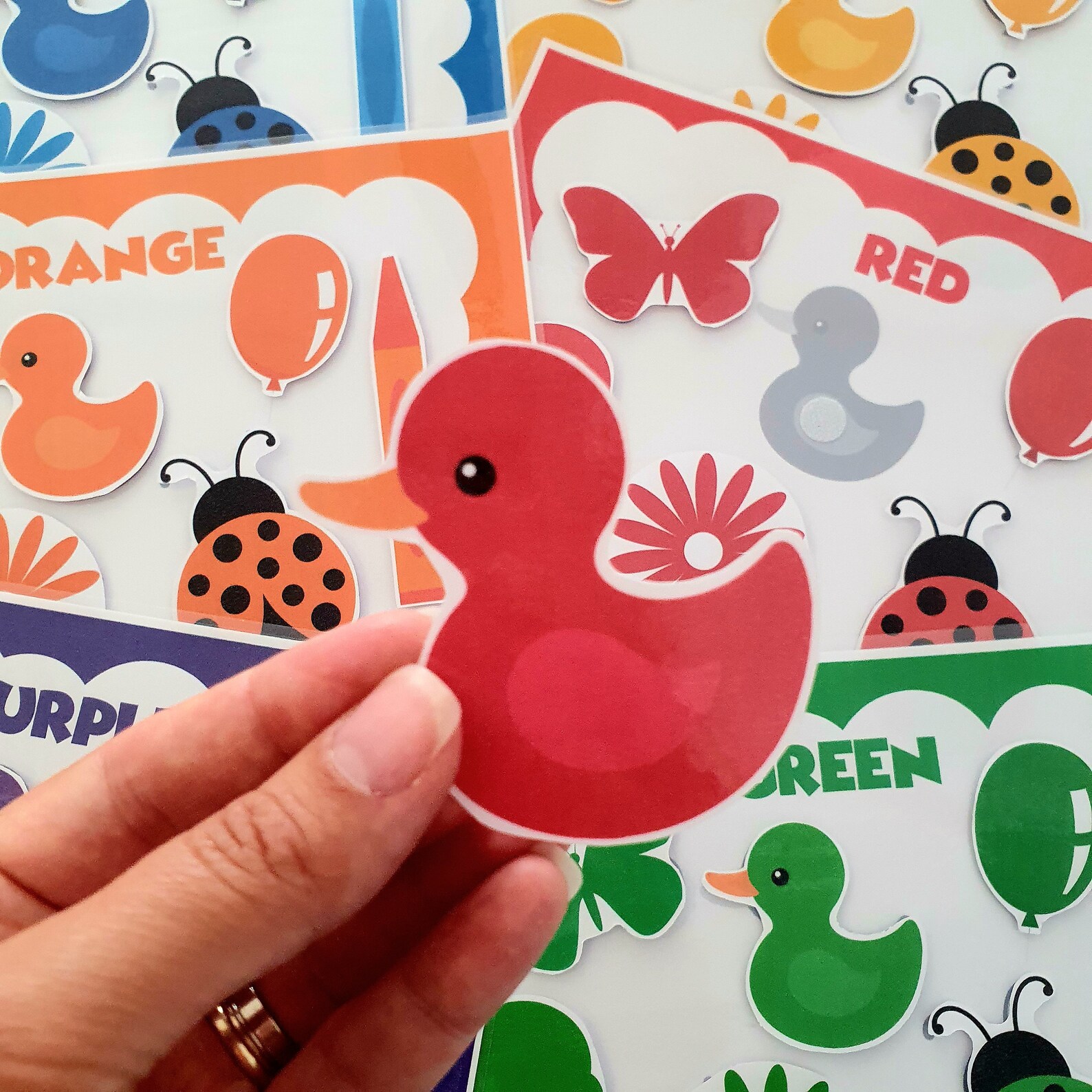 Color Matching Activities Color Sorting Toddler Busy Book - Etsy