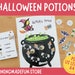 Halloween Potions Dramatic Play: Witch Brews Counting Game (PDF) - Etsy