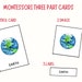 Solar System Montessori Cards, Space Flash Cards, Three Part Cards ...