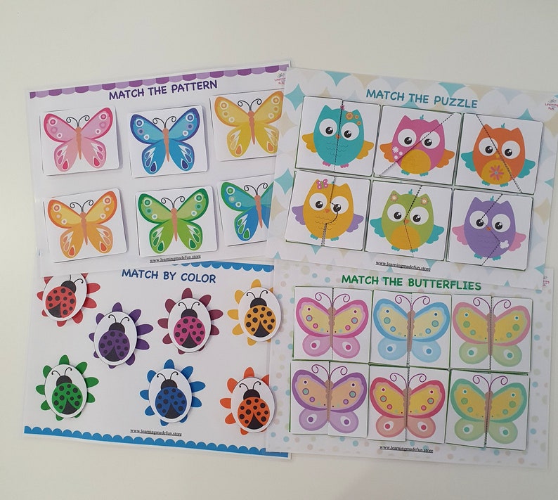 Toddler Busy Book Insects Learning Binder Toddler Learning | Etsy