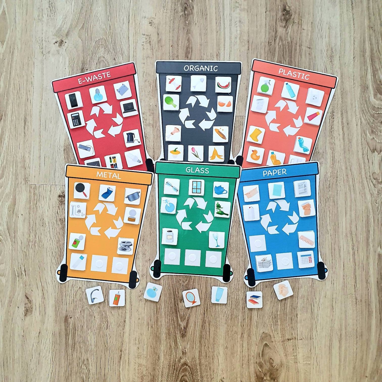 Recycling Game Earth Day Activity Waste Sorting Printable - Etsy