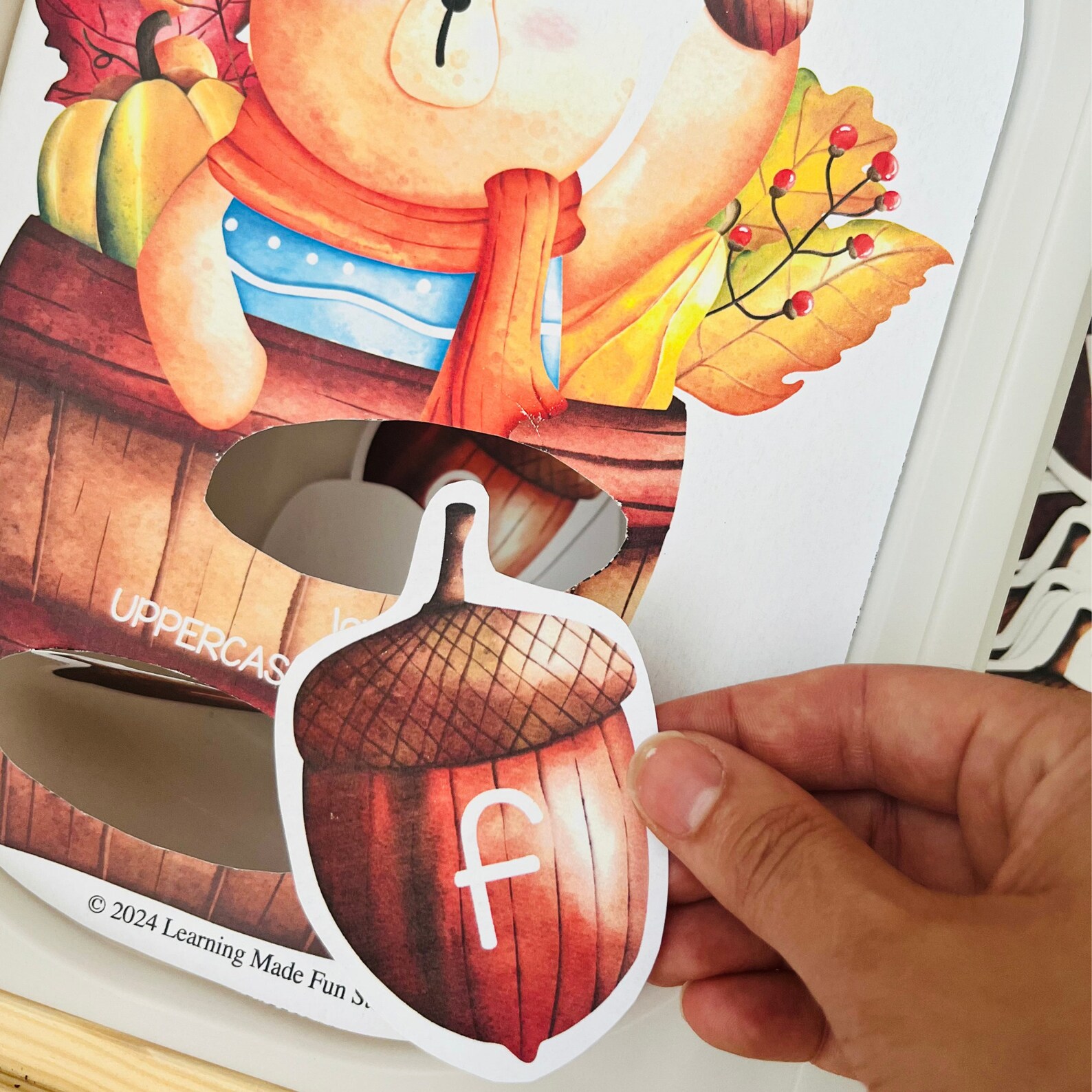 Acorn Letters Sorting, Printable Flisat Insert, Trofast Insert ...