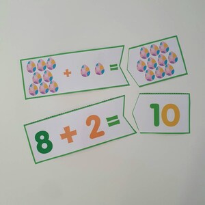 Easter Math Activities, Addition Activity, Subtraction for Preschool ...