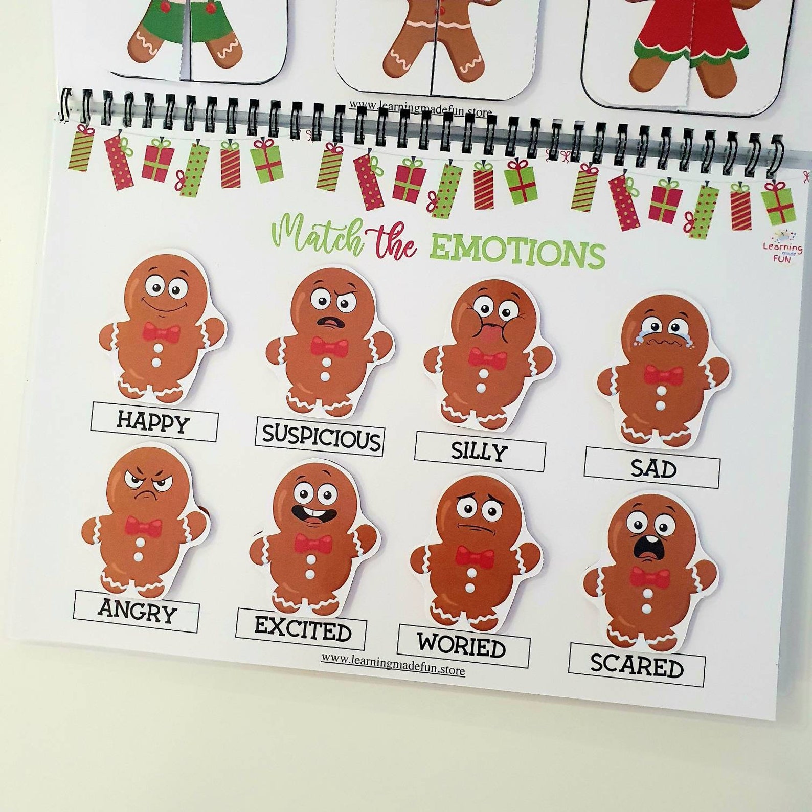 Christmas Busy Book Learning Binder Preschool Learning | Etsy