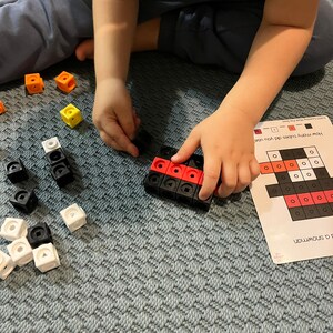 Winter Snap Cubes Mats, Connecting Cubes Task Cards, Preschool ...