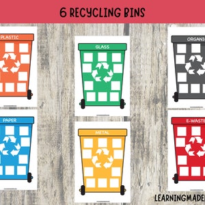 Recycling Game, Earth Day Activity, Waste Sorting Printable, Garbage ...