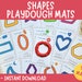 Pirates Play Dough Mats Fine Motor Skills Visual Cards Play Doh Mats ...