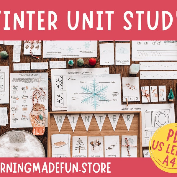 Winter Preschool - Etsy