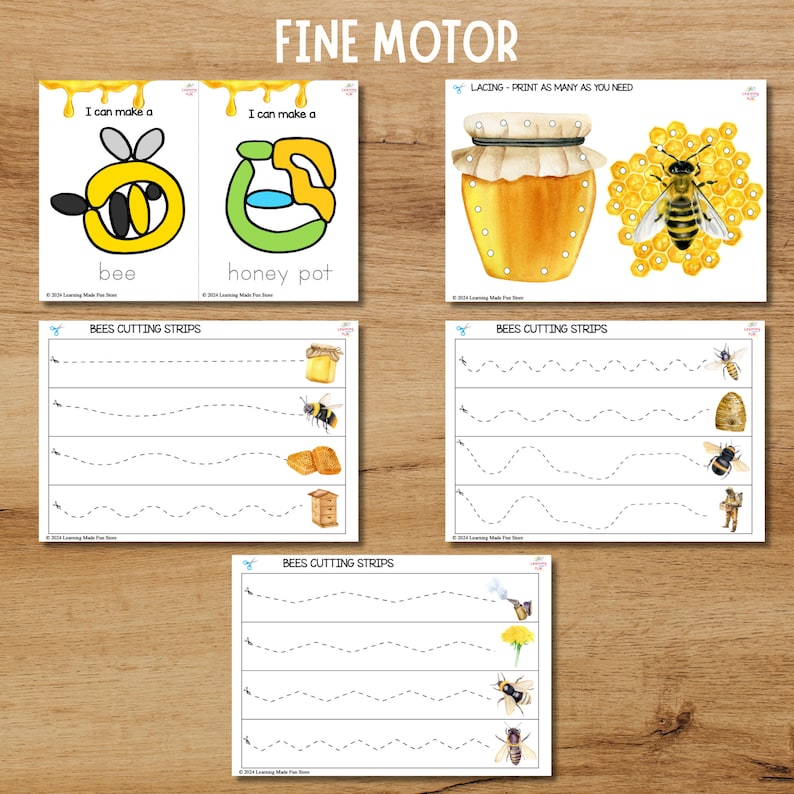 Bees Unit Study, Honey Bee Printable, Homeschool Learning (PDF) - Etsy