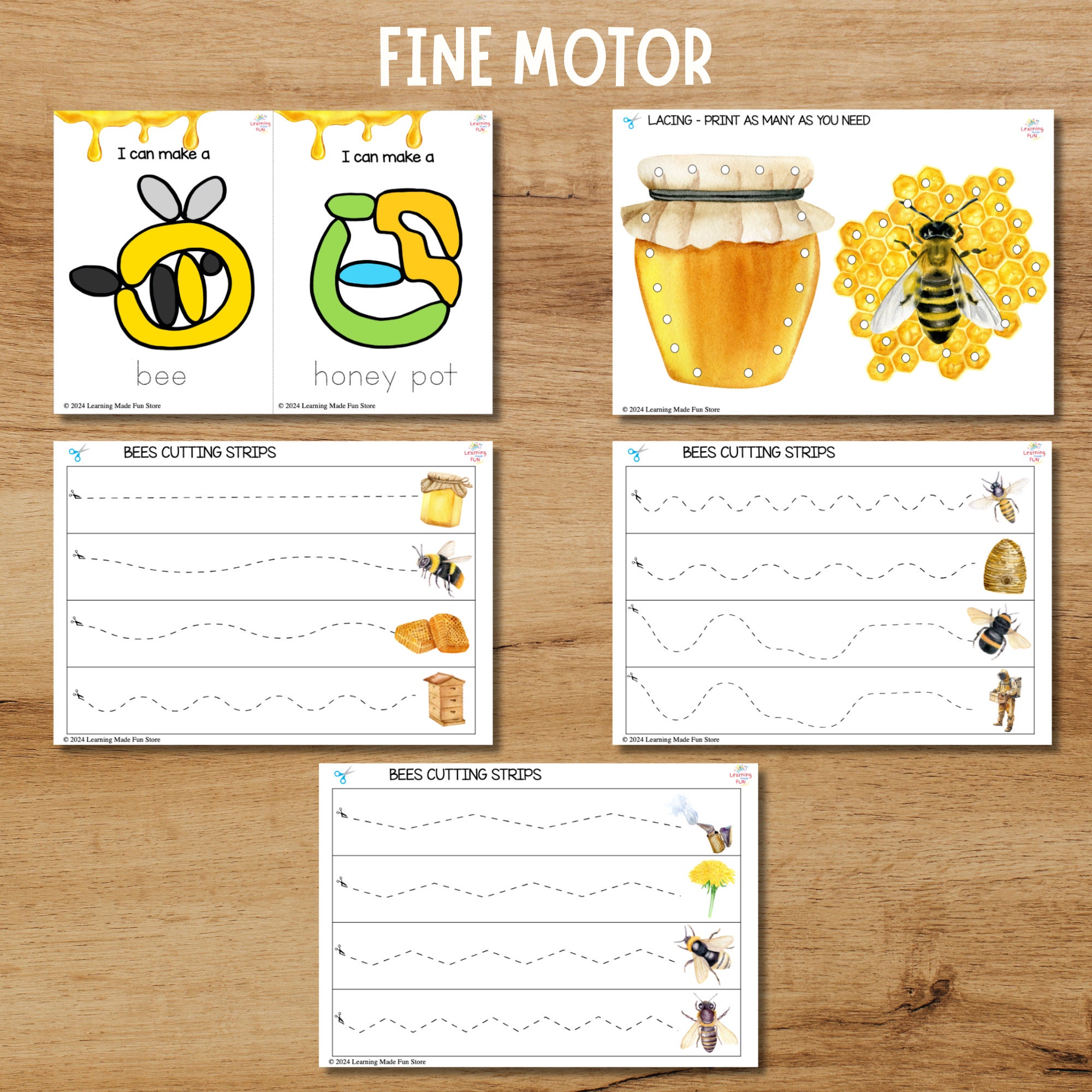 Bees Unit Study, Honey Bee Printable, Homeschool Learning (PDF) - Etsy