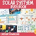 Solar System Busy Book: Preschool Learning Activities (PDF Pattern) - Etsy