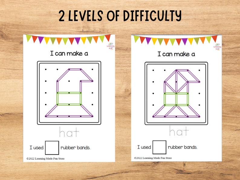 Halloween Geoboard Task Cards: Fine Motor Skills Activity (PDF) - Etsy