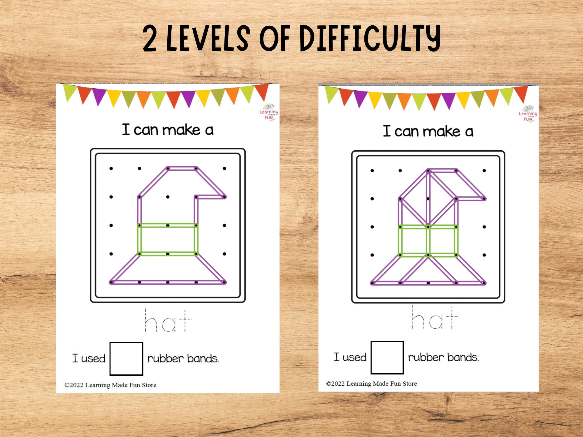 Halloween Geoboard Task Cards: Fine Motor Skills Activity (PDF) - Etsy