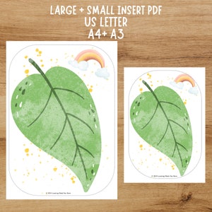 Caterpillars Count to 20, Printable Flisat Insert, Trofast Insert ...